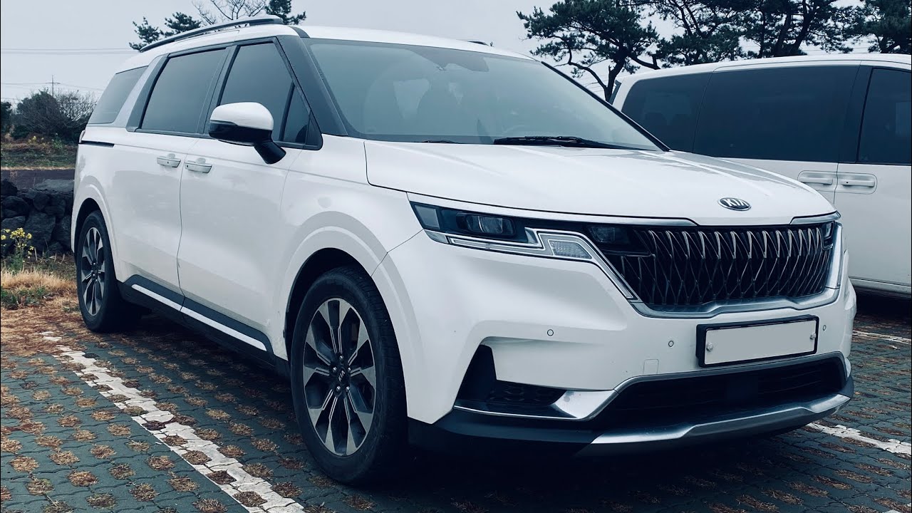 2021 기아 카니발 시동 걸어보기 2021 Kia Carnival startup and horn - YouTube