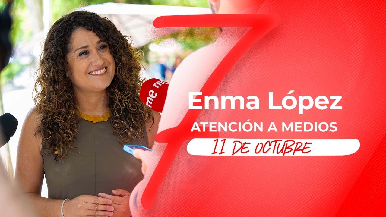 Enma López atiende a medios en Madrid - YouTube