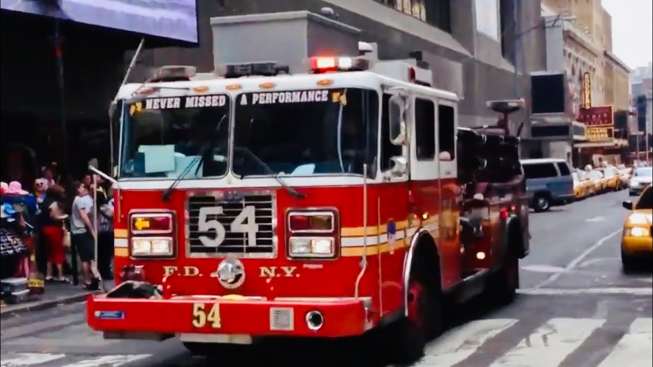 NEW SERIES - "OLD & NEW RIGS" - OLD FDNY ENGINE 54 & NEW FDNY ENGINE 54 ...