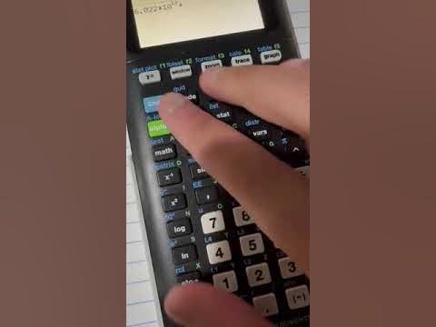 How to store values and plug in equation in Graphing Calculator TI-84 Plus CE - YouTube