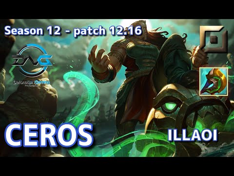 【JPサーバー/D2】DFM Ceros イラオイ(Illaoi) VS リヴェン(Riven) TOP - Patch12.16 JP ...