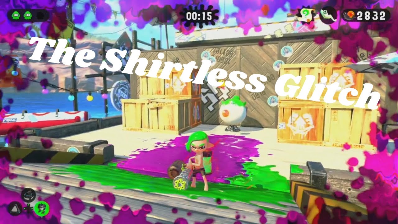 How to do the Shirtless Glitch | Splatoon 2 - YouTube