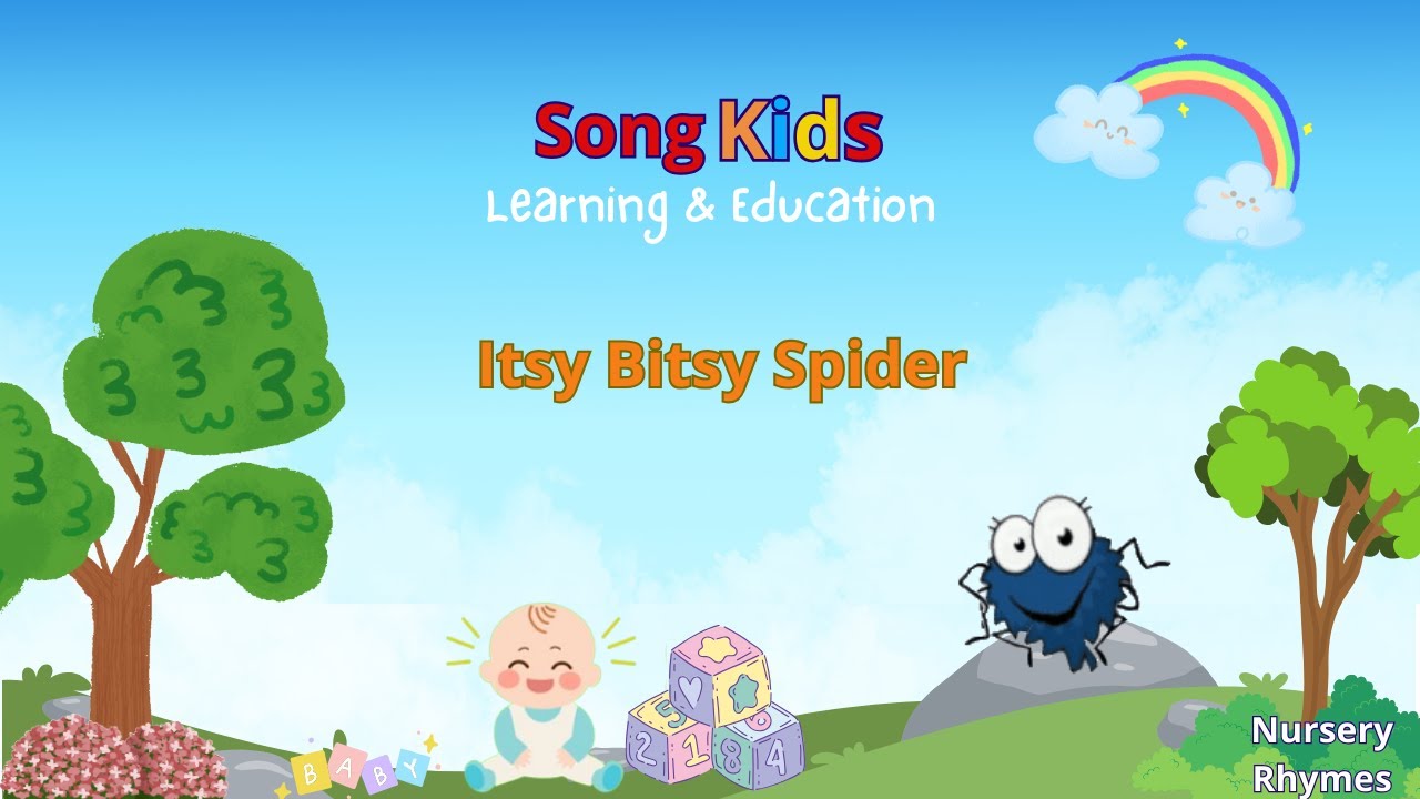 Learn Kids Song | Itsy Bitsy Spider | Nursery Rhyme For Children With ...