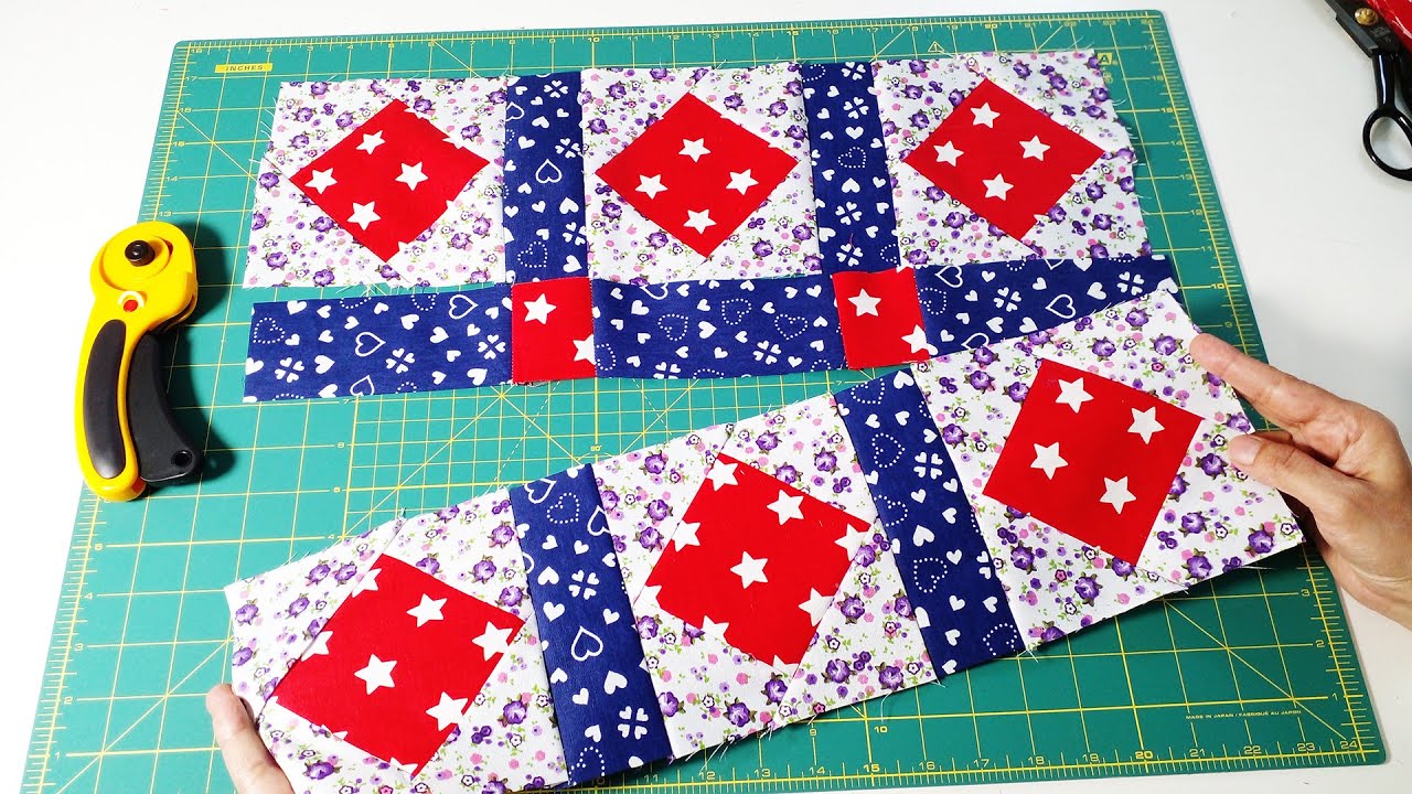 Sewing with new patchwork technique | Make magic with pieces of fabric ...