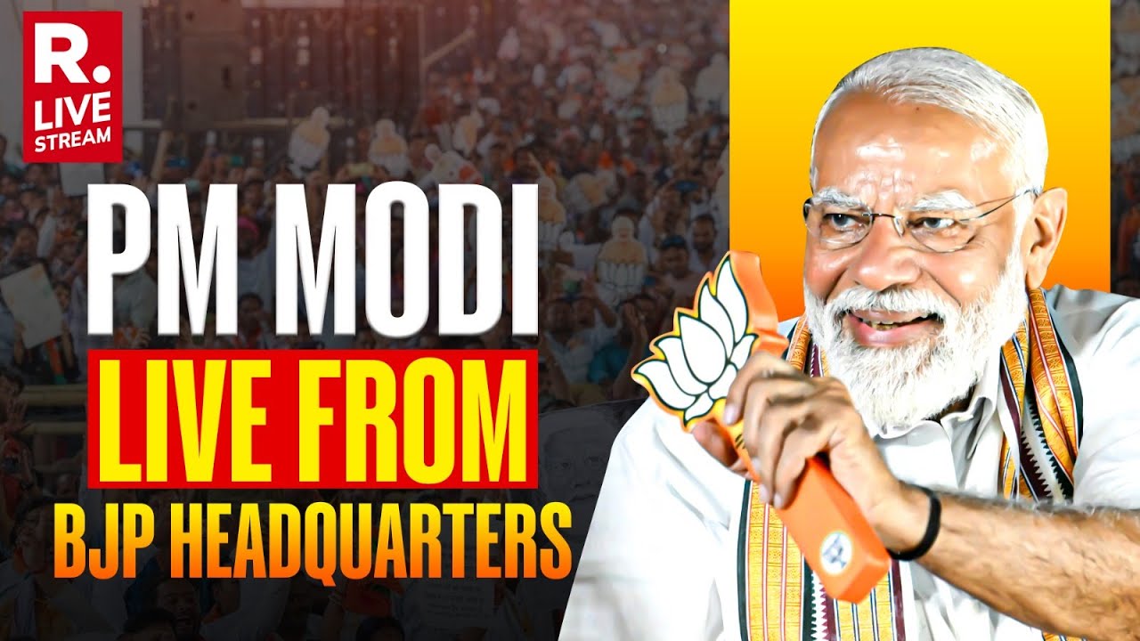 PM Modi Deliver's Victory Speech After BJP’s Stunning Performance In ...