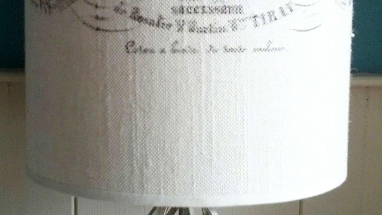 How To Make A Custom Lampshade - DIY Home Tutorial - Guidecentral - YouTube