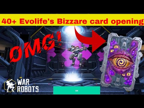 [WR]: Today I Open 40+ Evolife's Bizzare Event datapad opening in war robots| - YouTube