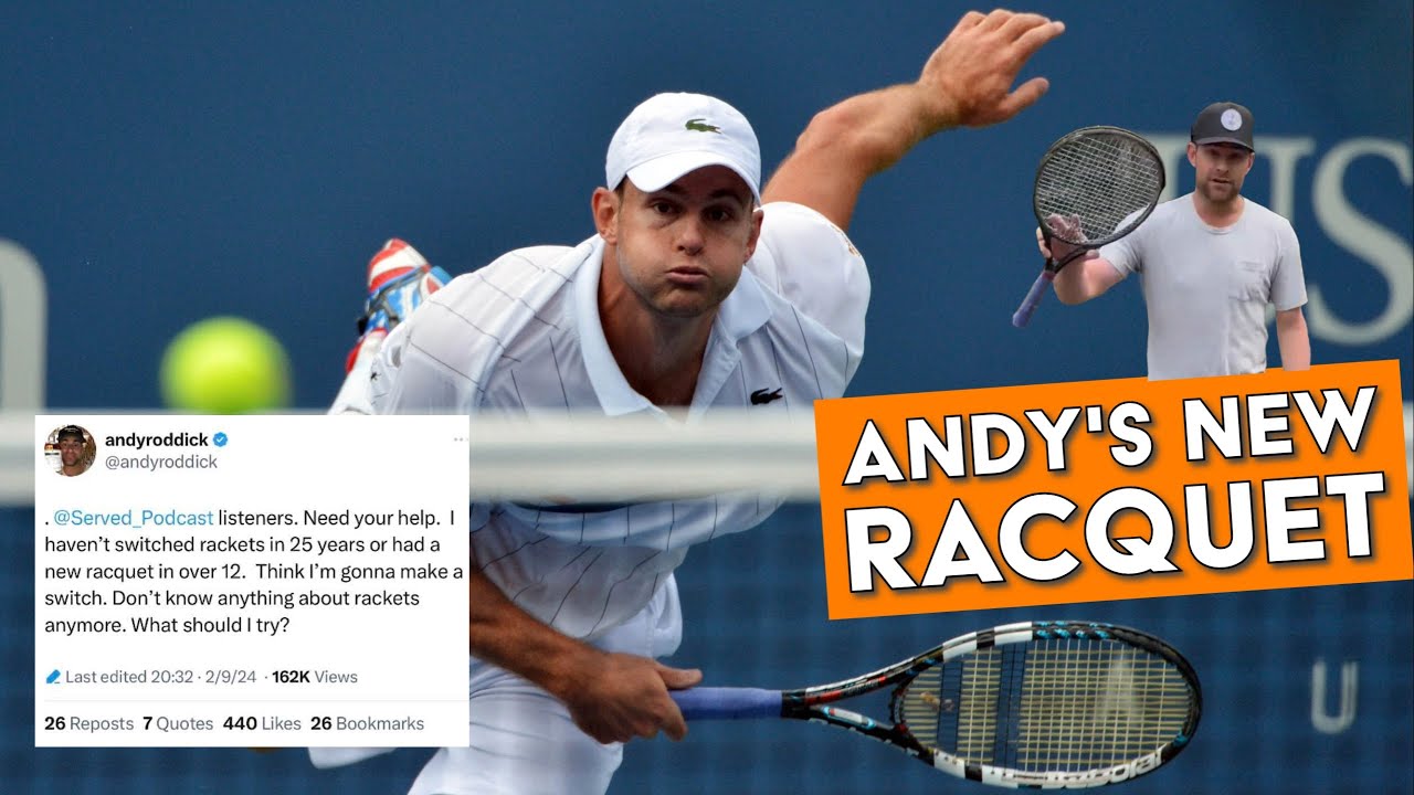 Andy Roddick's new racket - YouTube