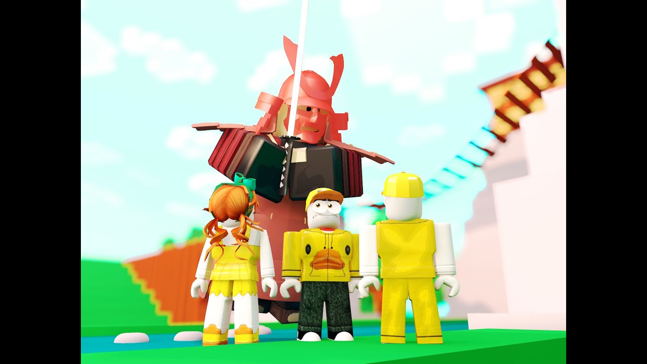 BATTLING the GOOSE SAMURAI BOSS in Roblox - YouTube