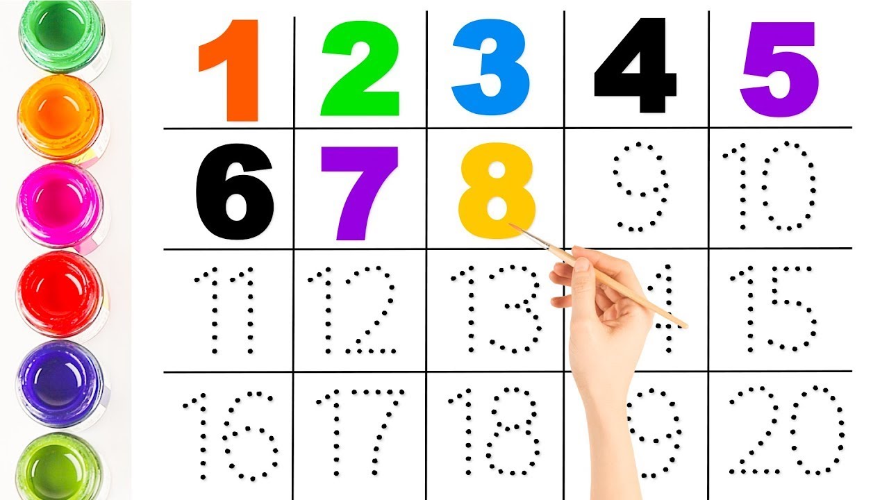 123 Counting | 1-10 Count Numbers | 1234 Numbers Song | 123 Kids ...