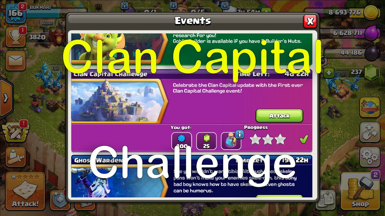 Easily 3 STARS The Clan Capital Challenge #coc - YouTube