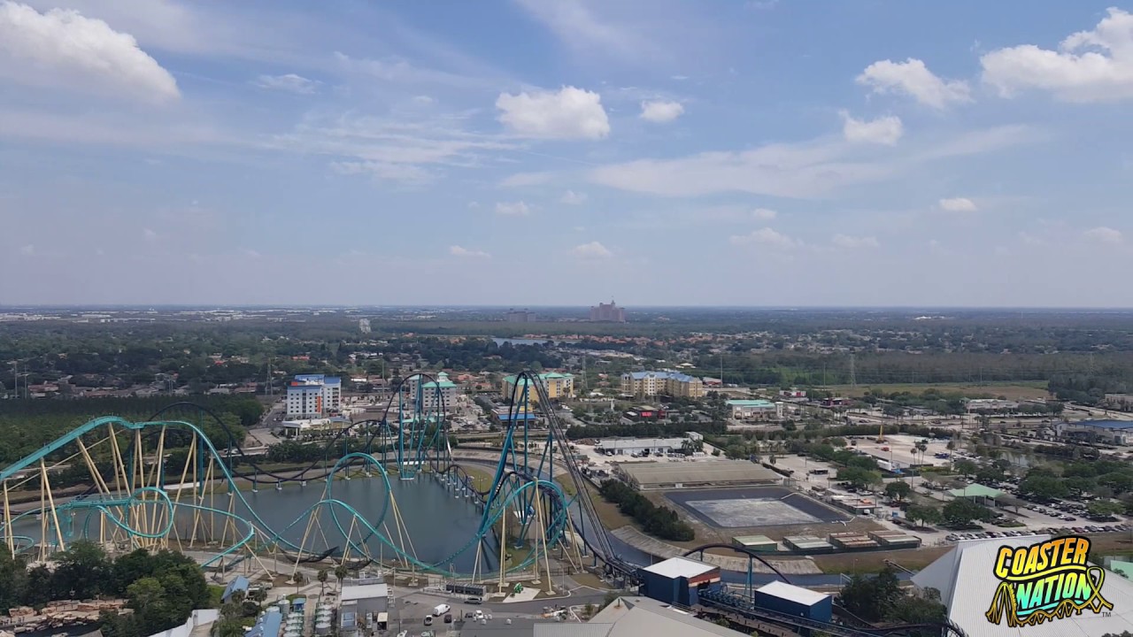 SeaWorld Orlando Sky Tower POV Aerial Video - YouTube