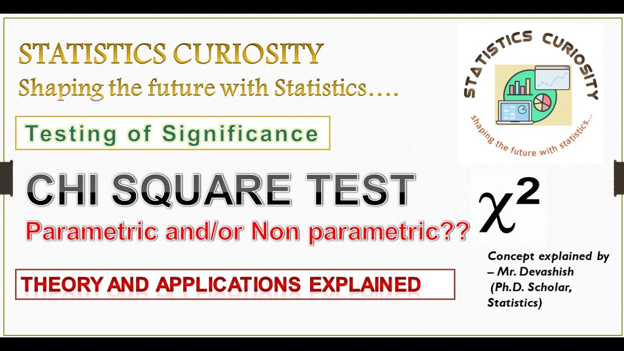 Chi Square Test Part 1 (Testing of Hypothesis or Testing of ...