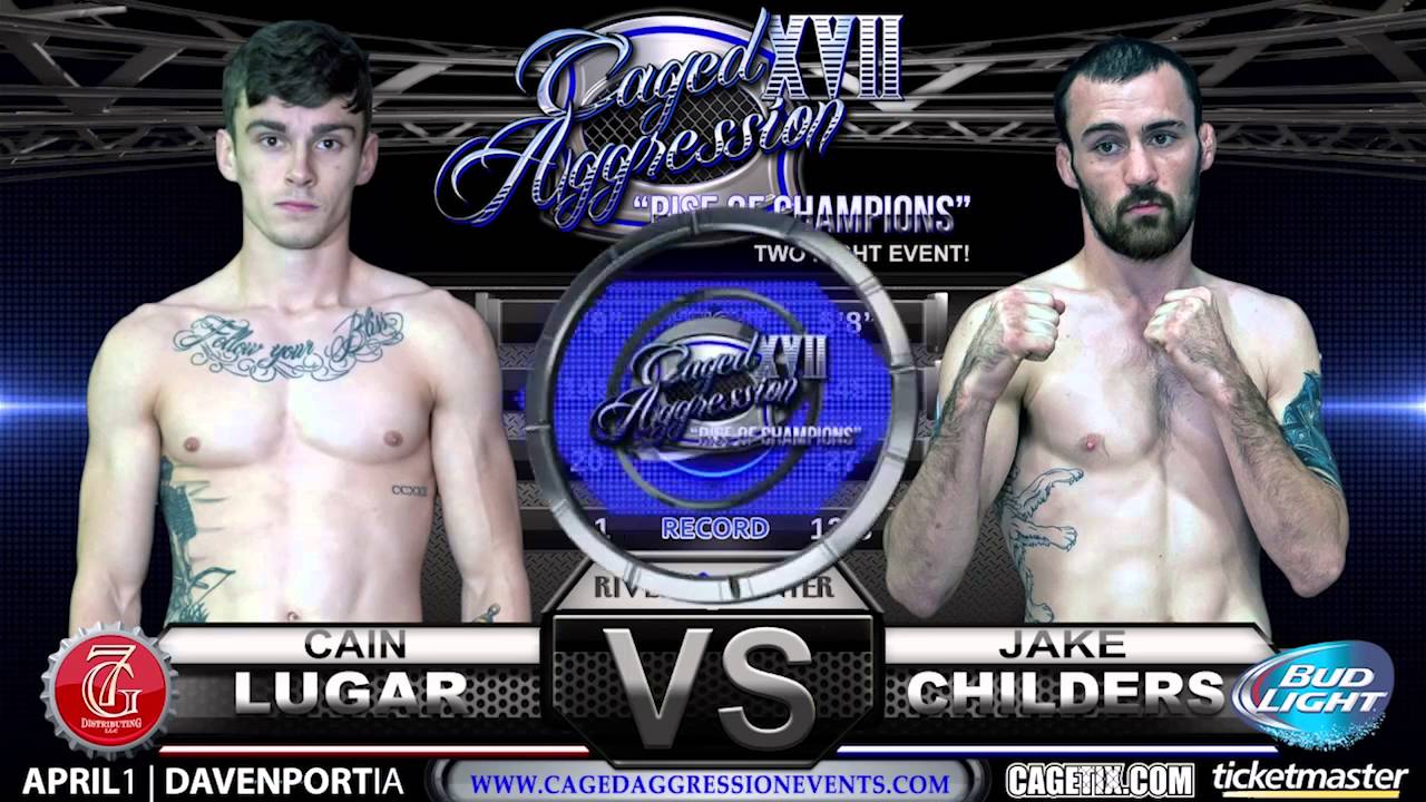 Caged Aggression XVII "Rise of Champions" Night 1. Fight 11. Cain Lugar ...