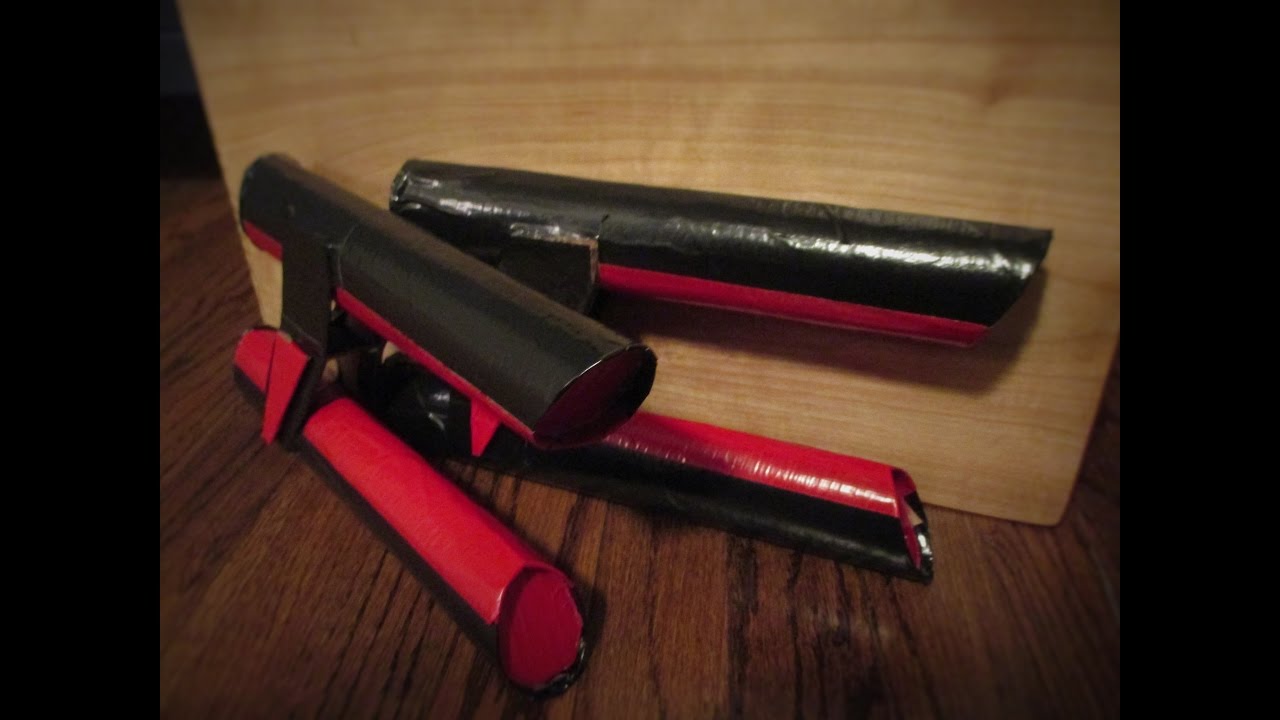 How to make a CARDBOARD LASER BLASTER!!! - YouTube