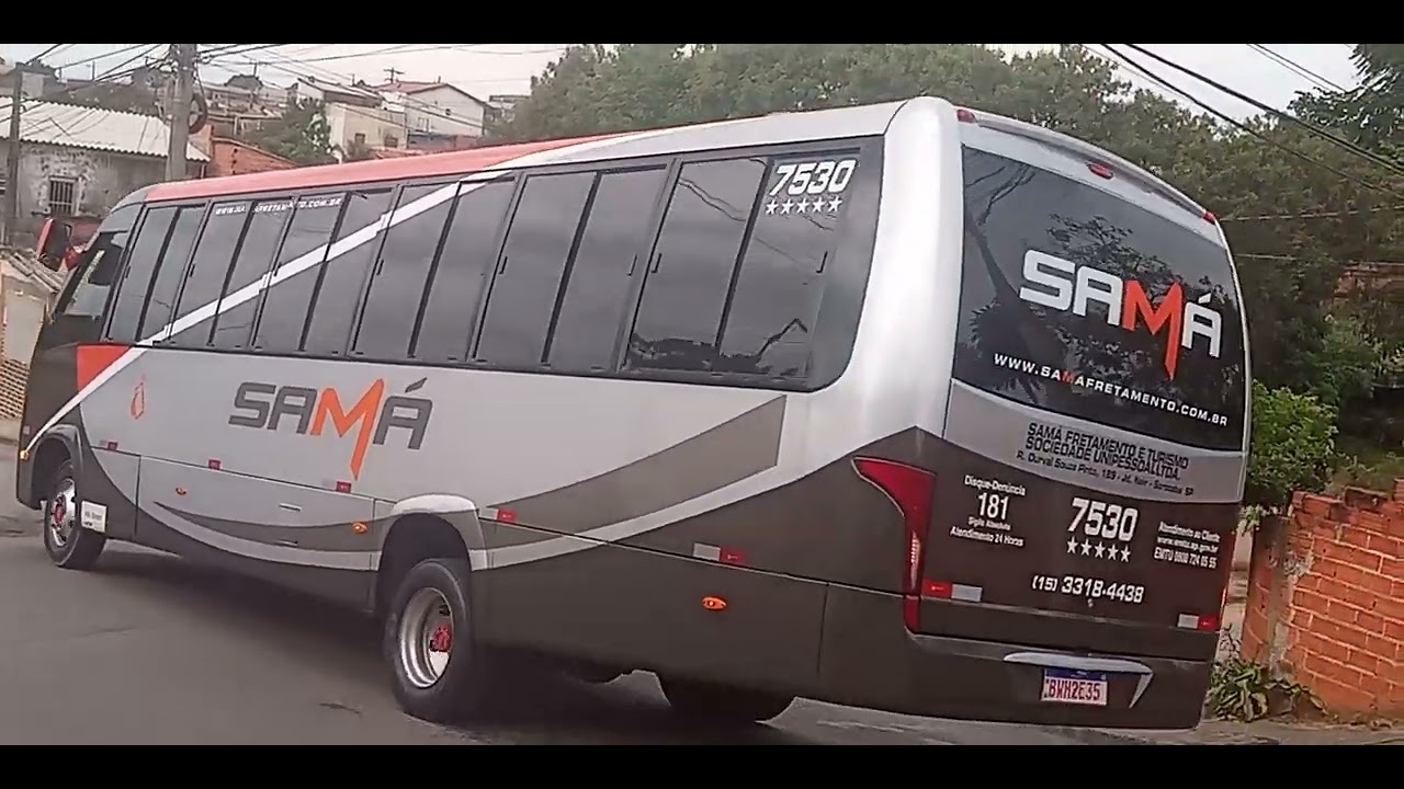 105 ÔNIBUS 7530 DA SAMÃ DE SOROCABA POR CANAL DO BRUNO SIMÕES YOUTUBE ...