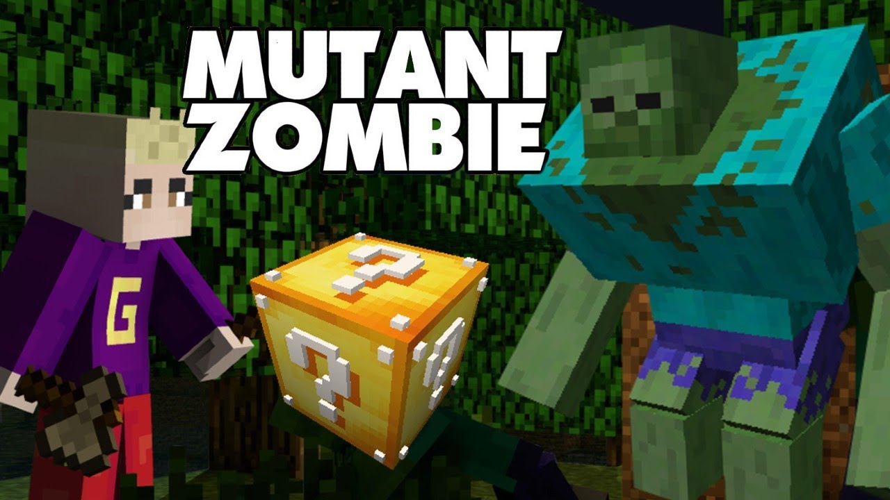 Minecraft: Mutant Zombie | Lucky Block Battles - YouTube