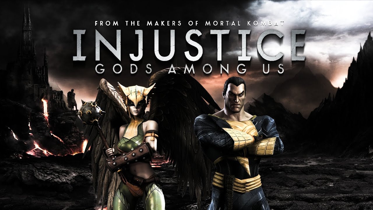 Injustice Gods Among Us: Hawkgirl vs Black Adam Gameplay - YouTube