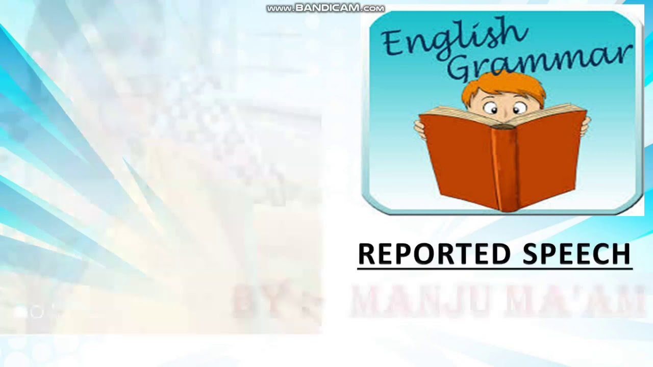 Reported speech Class 9 to 11 - YouTube
