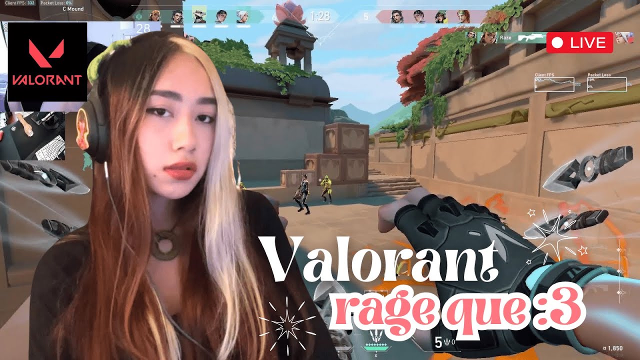 5 stacking valorant ranked ︎ | #livestream #valorant #gamergirl - YouTube