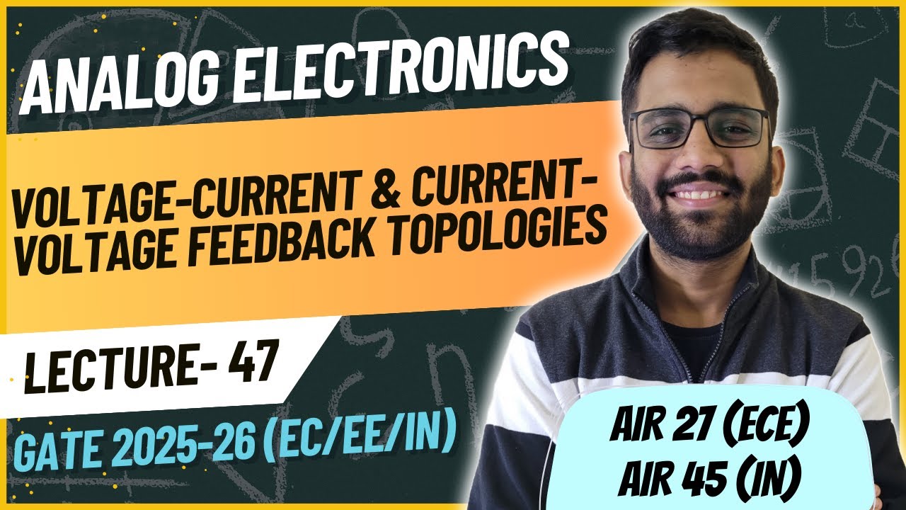 Voltage Current & Current Voltage Feedback Topologies || Analog ...