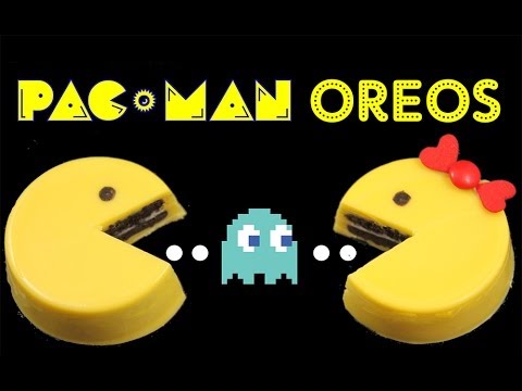 PACMAN Oreo Cookies - NO BAKE Pac Man Oreos by Cupcake Addiction - YouTube