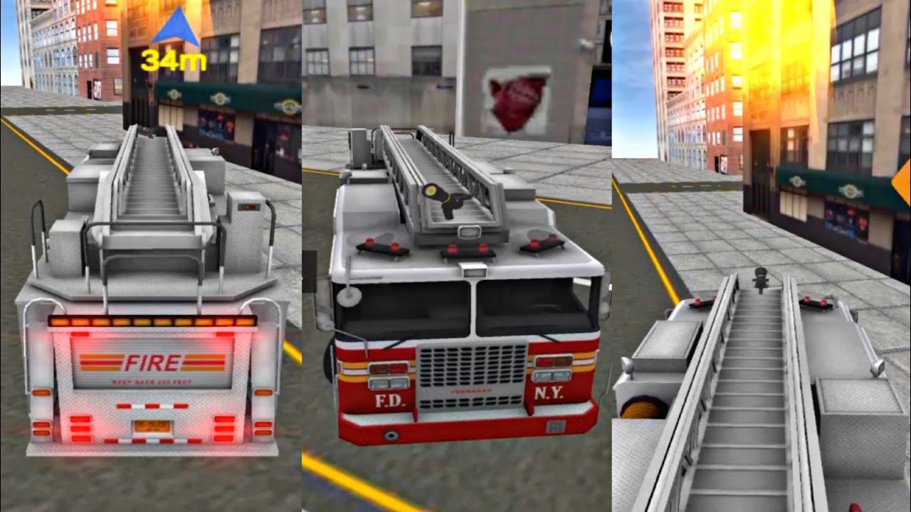 Real 🚒 Fire Truck Driving Simulator Fire Fighting |Tampa Fire ...