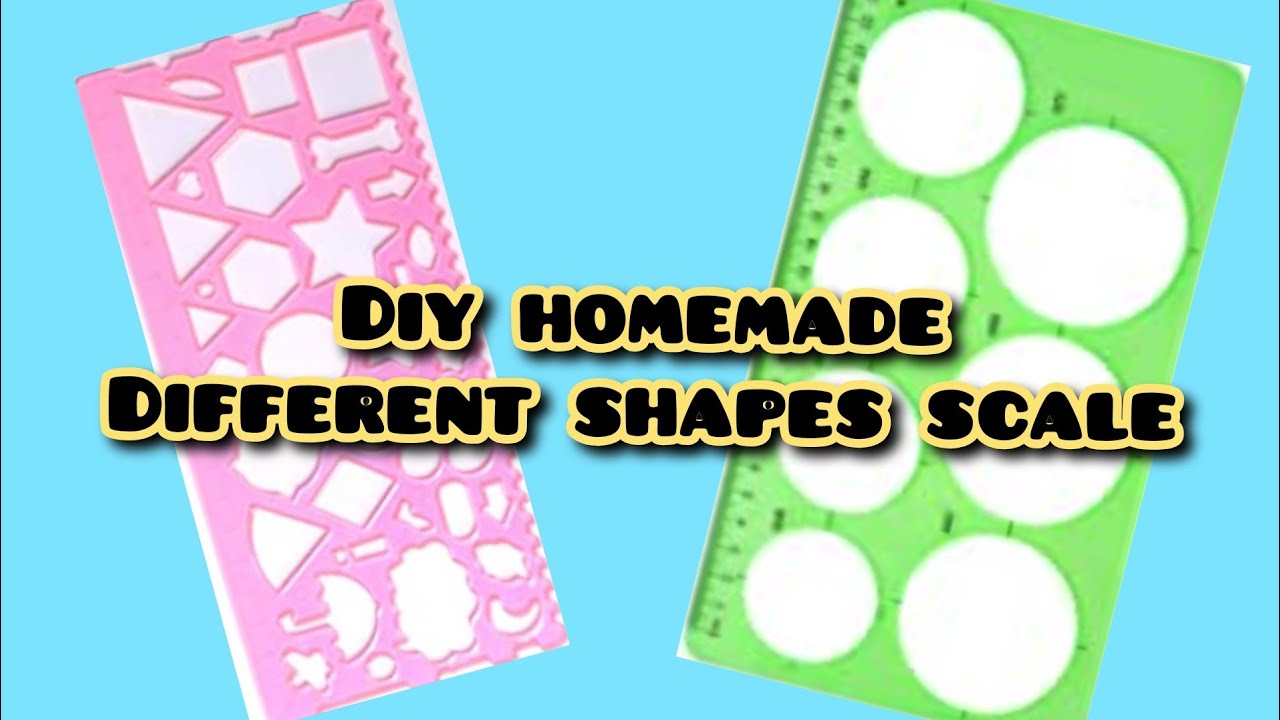 How to make homemade different shapes scale/diy homemade different ...