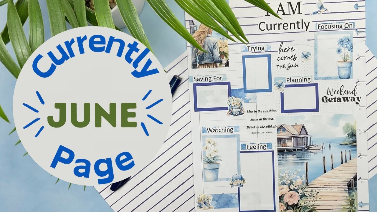 Plan With Me | Currently Page | Happy Planner - YouTube