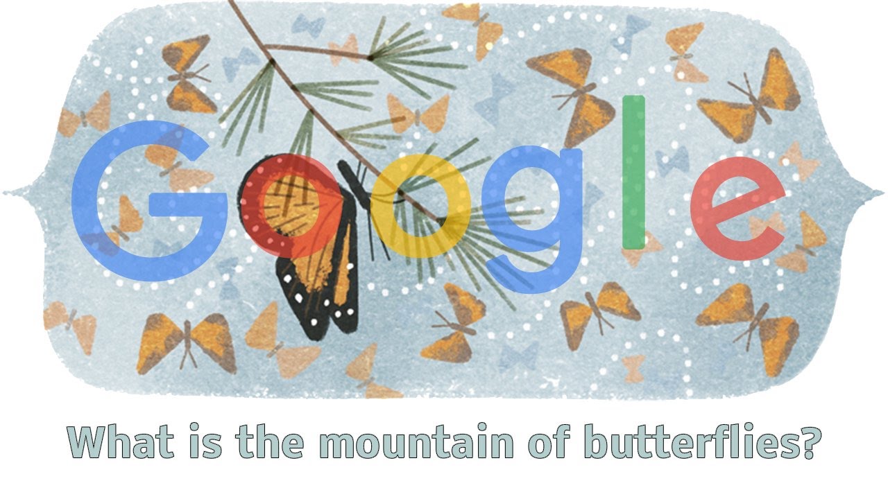 What is the mountain of butterflies? Ƹ̵̡Ӝ̵̨̄Ʒ Google Doodle - YouTube