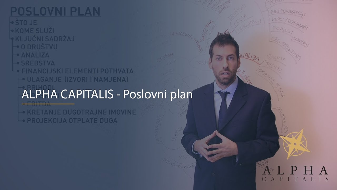 ALPHA CAPITALIS - Kako izraditi poslovni plan - YouTube