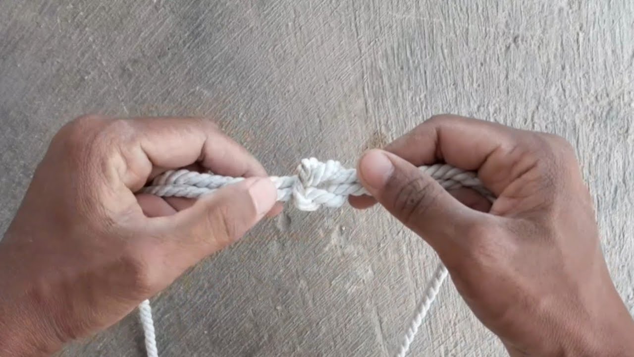 Cara Membuat Simpul Mati Pramuka - YouTube