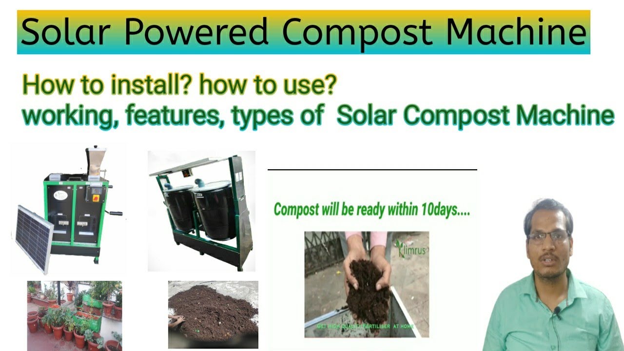 Solar Compost Machine information video - YouTube