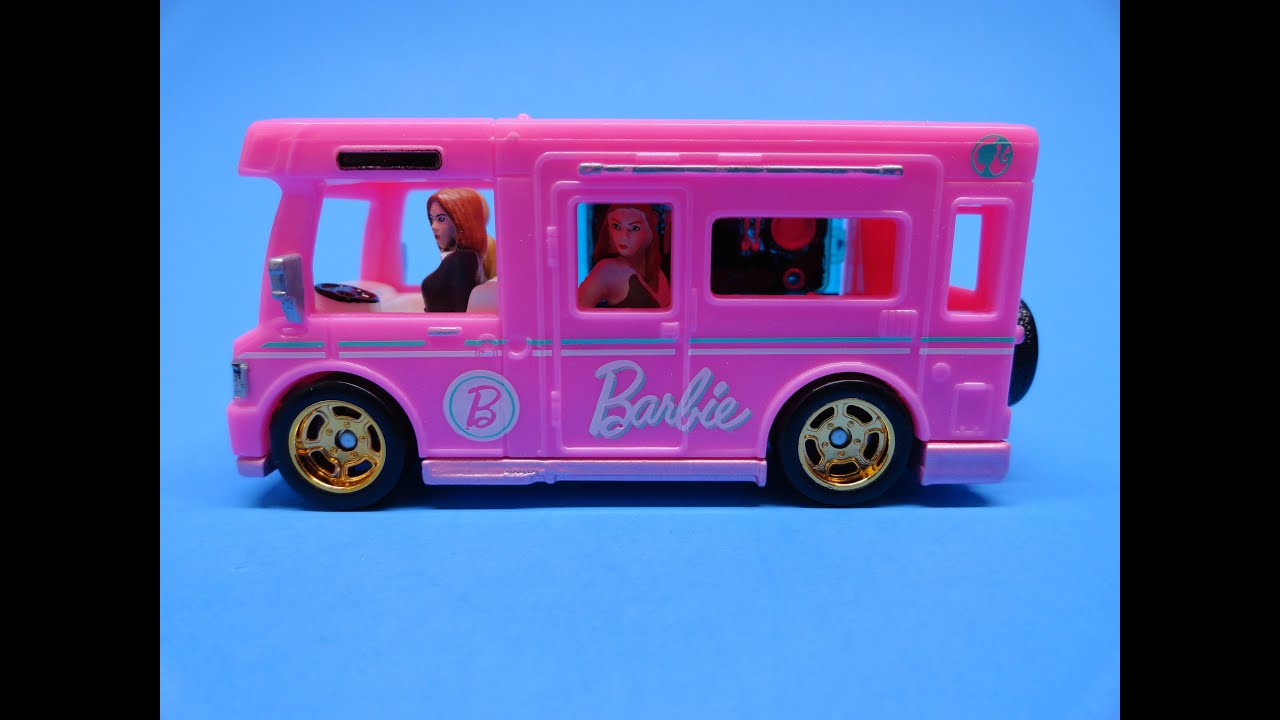Barbie's Dream Camper Hot Wheels Custom with Barbie Drivers and ...