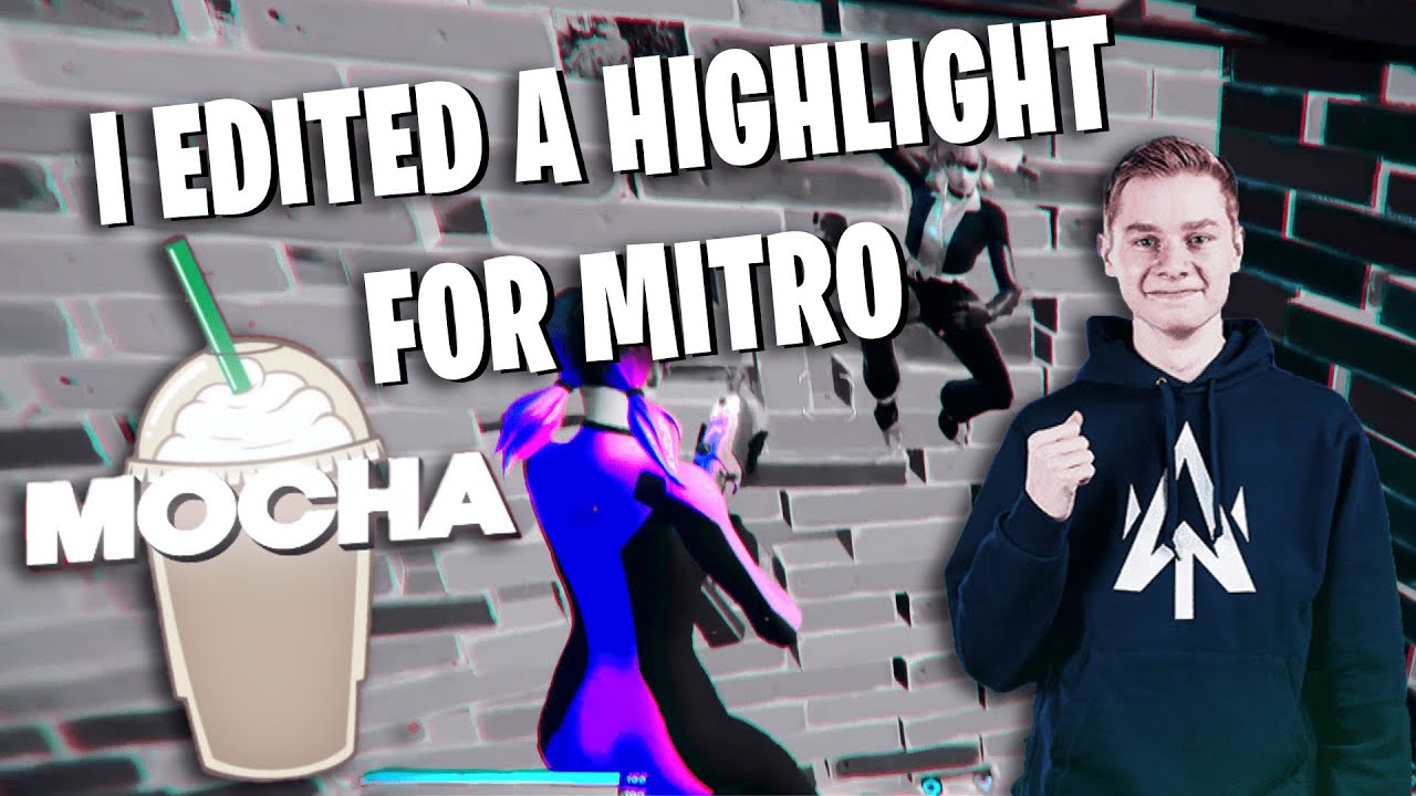 How I Edited a *FORTNITE MONTAGE* For MITRO 😱 - YouTube