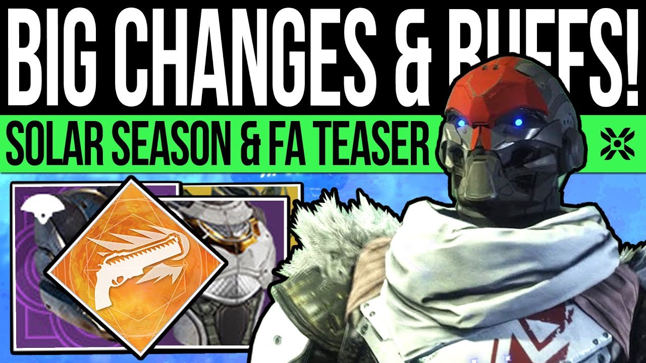 Destiny 2 | SOLAR SEASON & FINALE TEASER! Dawn DLC, Subclass BUFFS ...