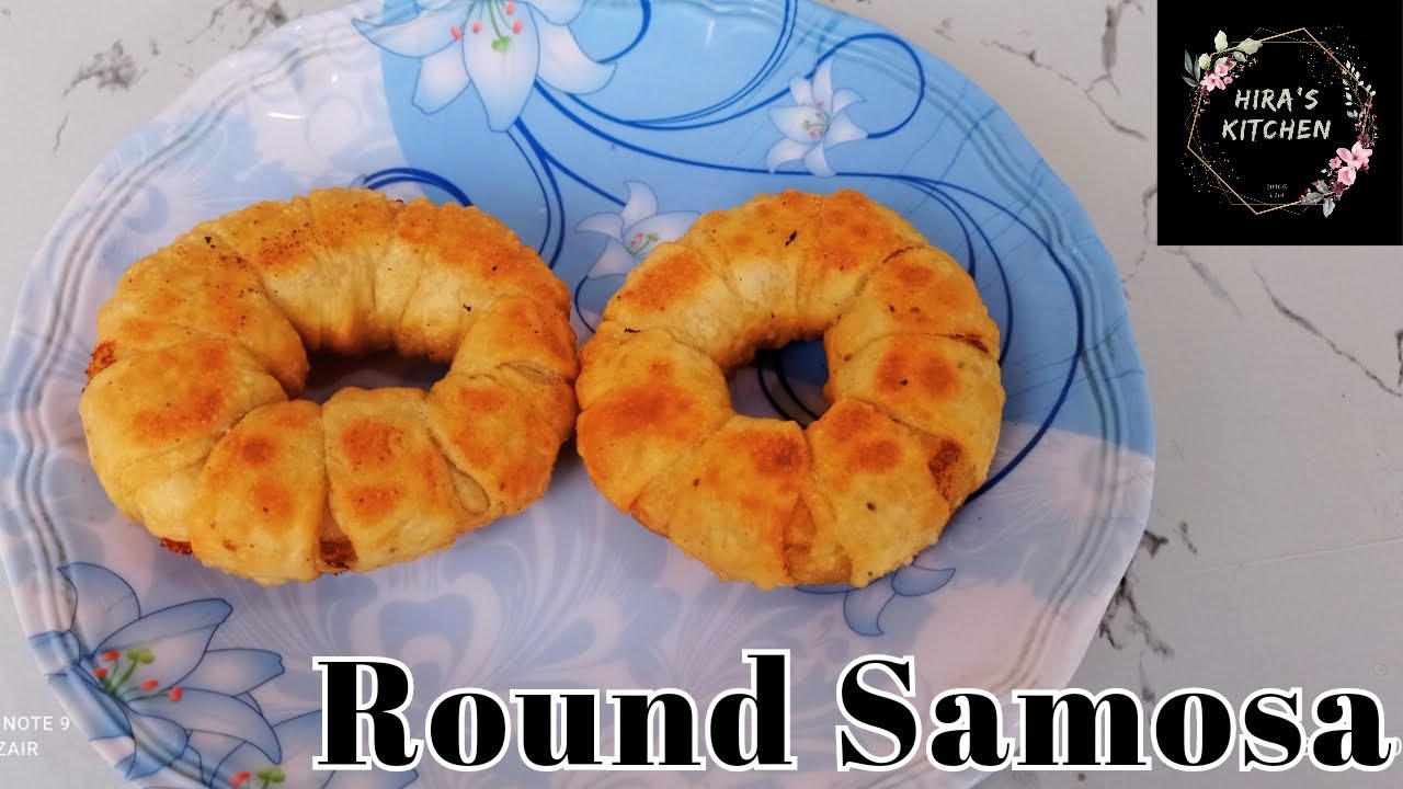 Round Samosa_Ramadan Special_by hira's kitchen - YouTube