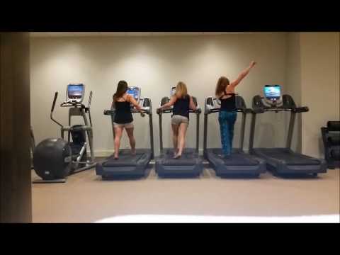 Treadmill dance - YouTube