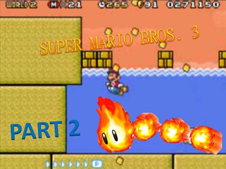 Super Mario Bros. 3(GBA) Walkthrough(PART 2) World 2: Blocky Obstacles ...