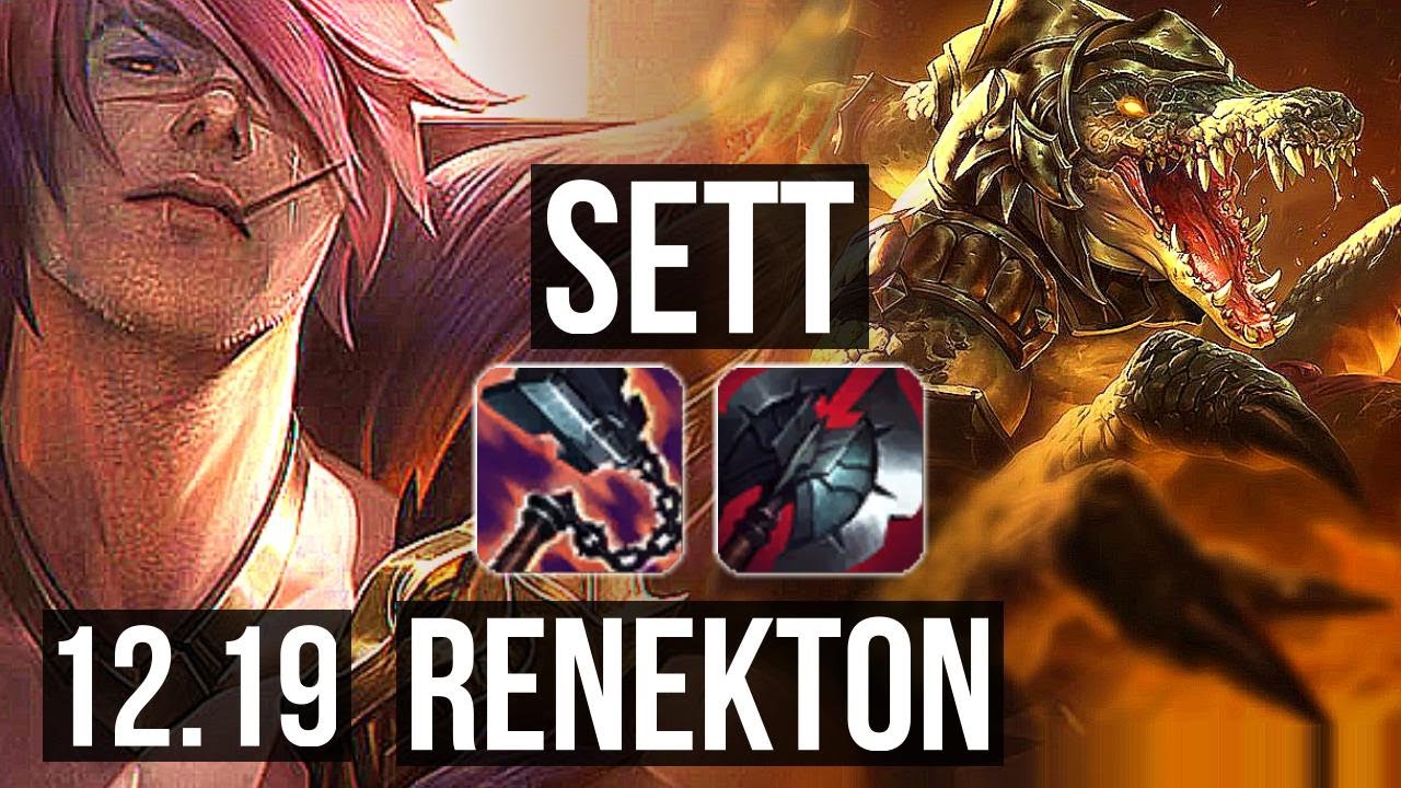 Sett Vs Renekton Top 8 1 1 1 4m Mastery 600 Games Legendary
