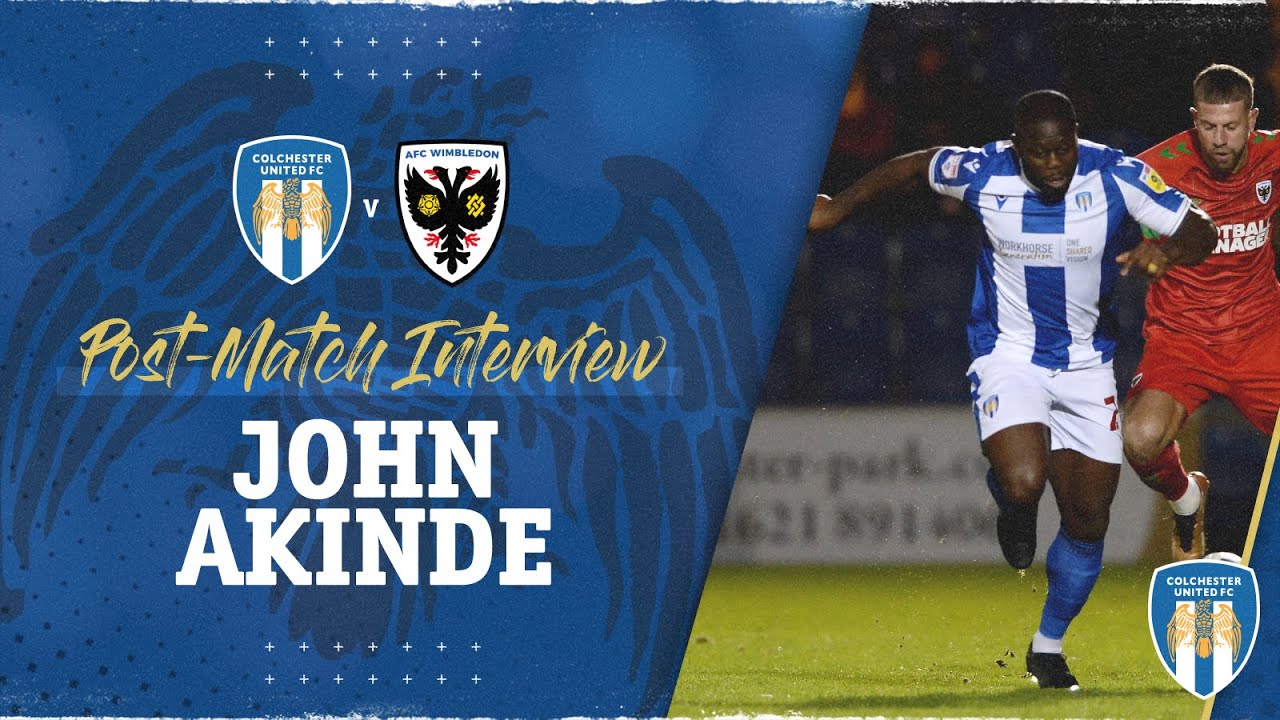 Interview | John Akinde Post AFC Wimbledon - YouTube