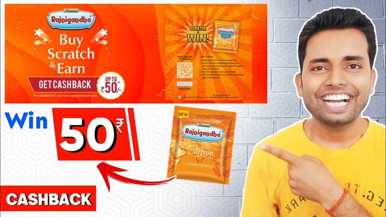 Rajanigandha Scratch & Win 50Rs Cashback New Offer Redeem ...