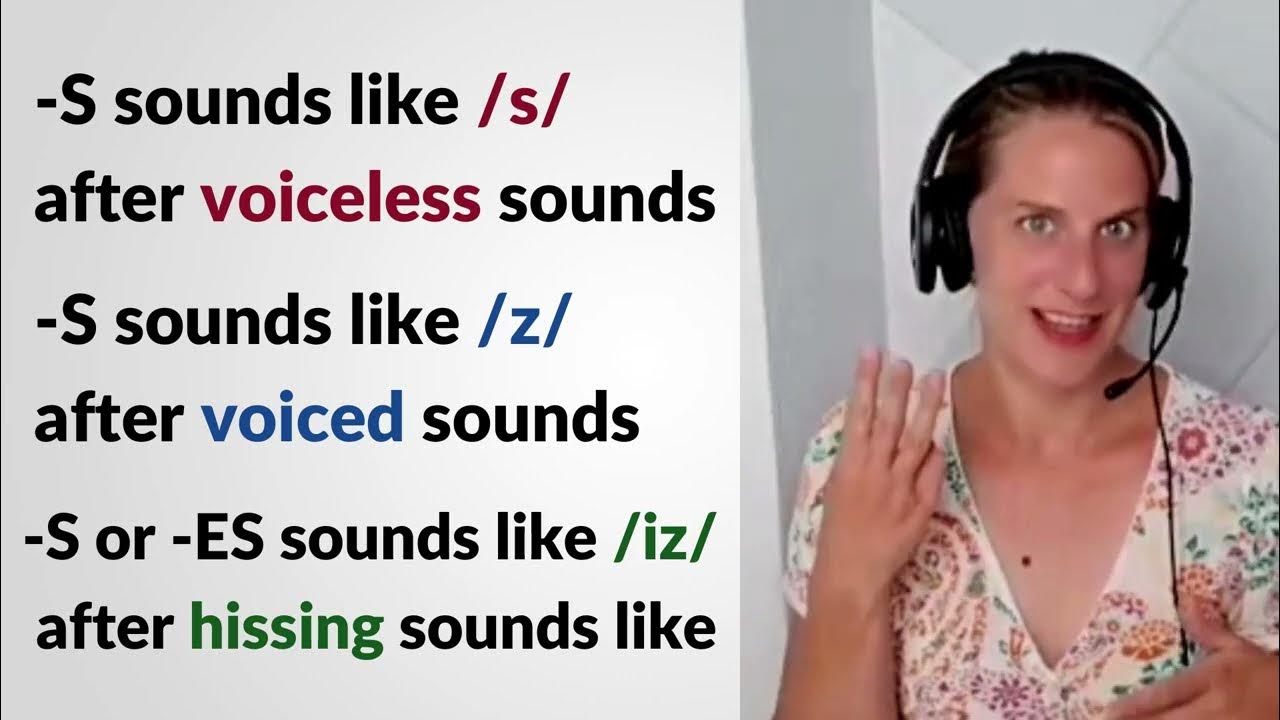 How to pronounce S at the end of words - YouTube