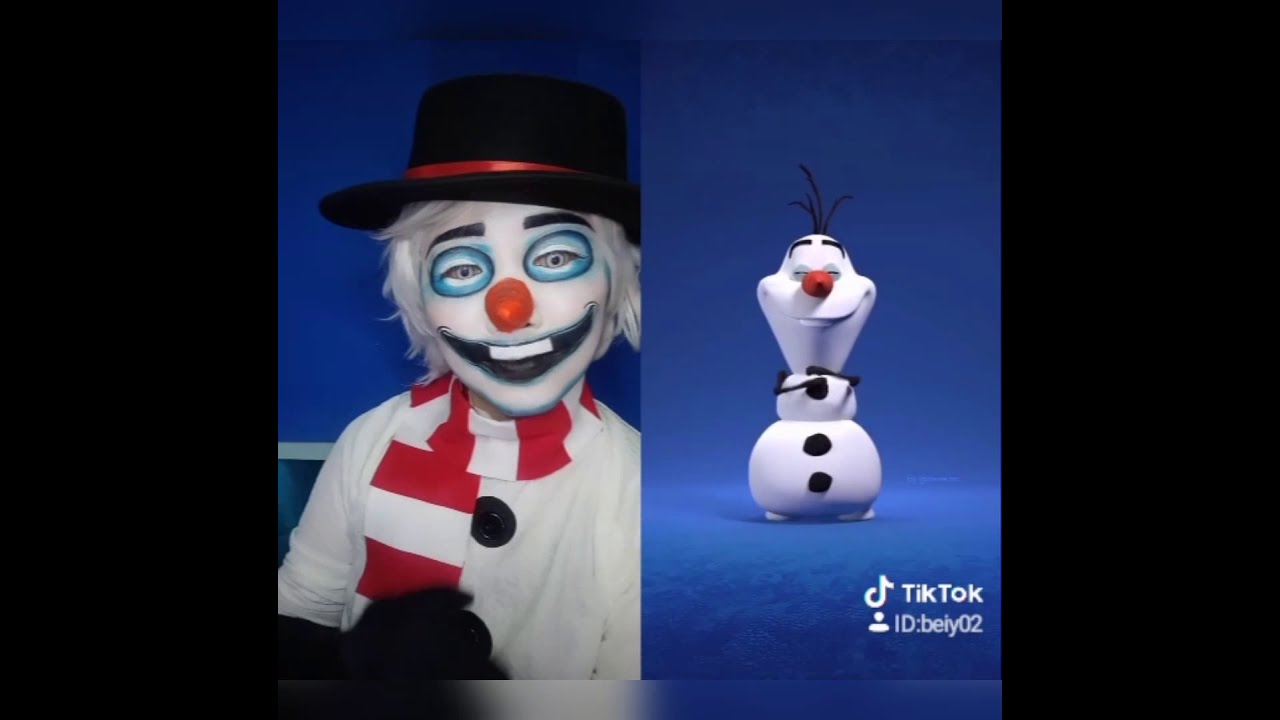 BeiyArtistry Frozen Cosplay | Olaf | Part 2/2 Tiktok version - YouTube