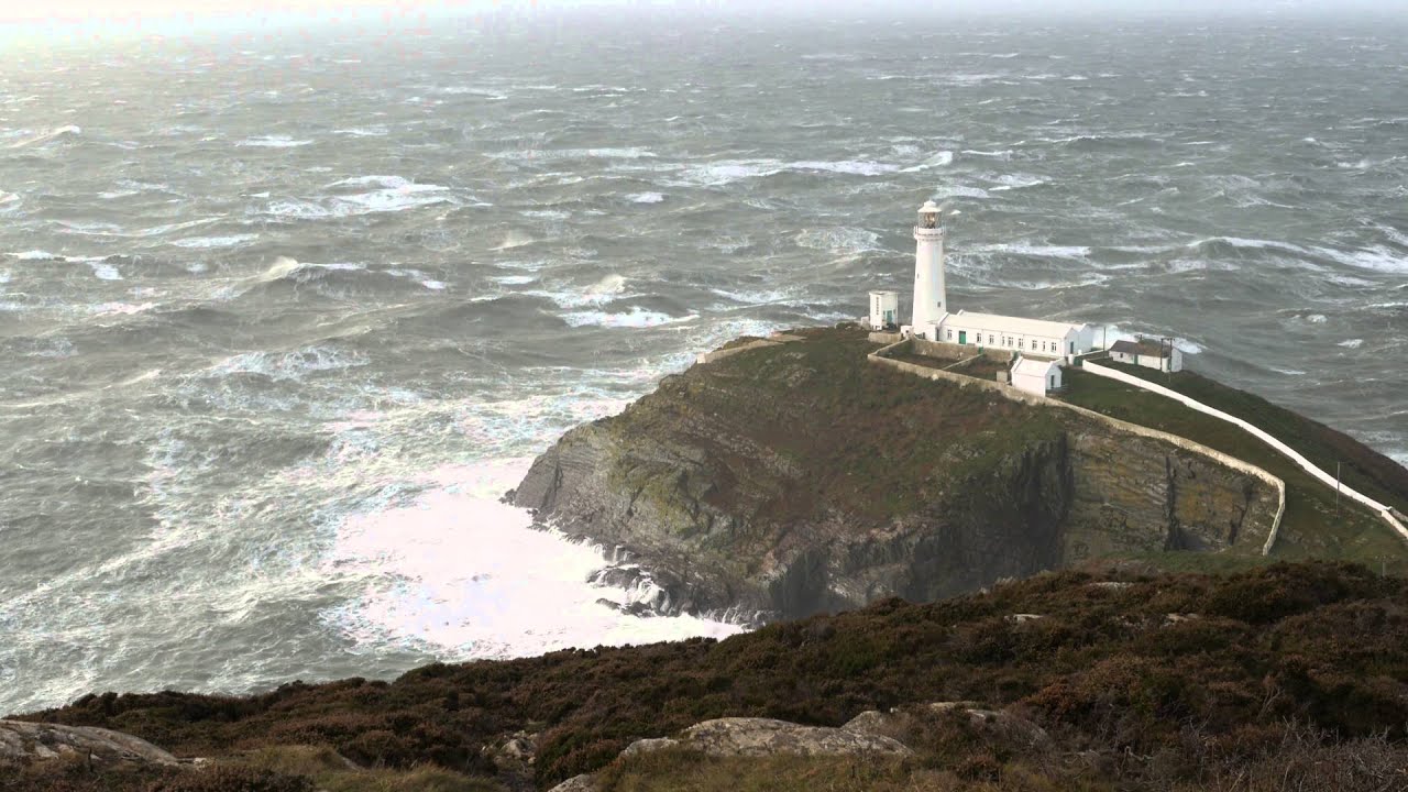 South Stack 70mph storm with Panasonic G7 in 4K - YouTube