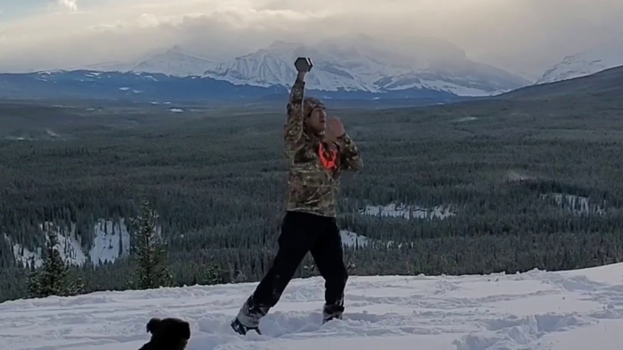 squat to press right pivot - YouTube