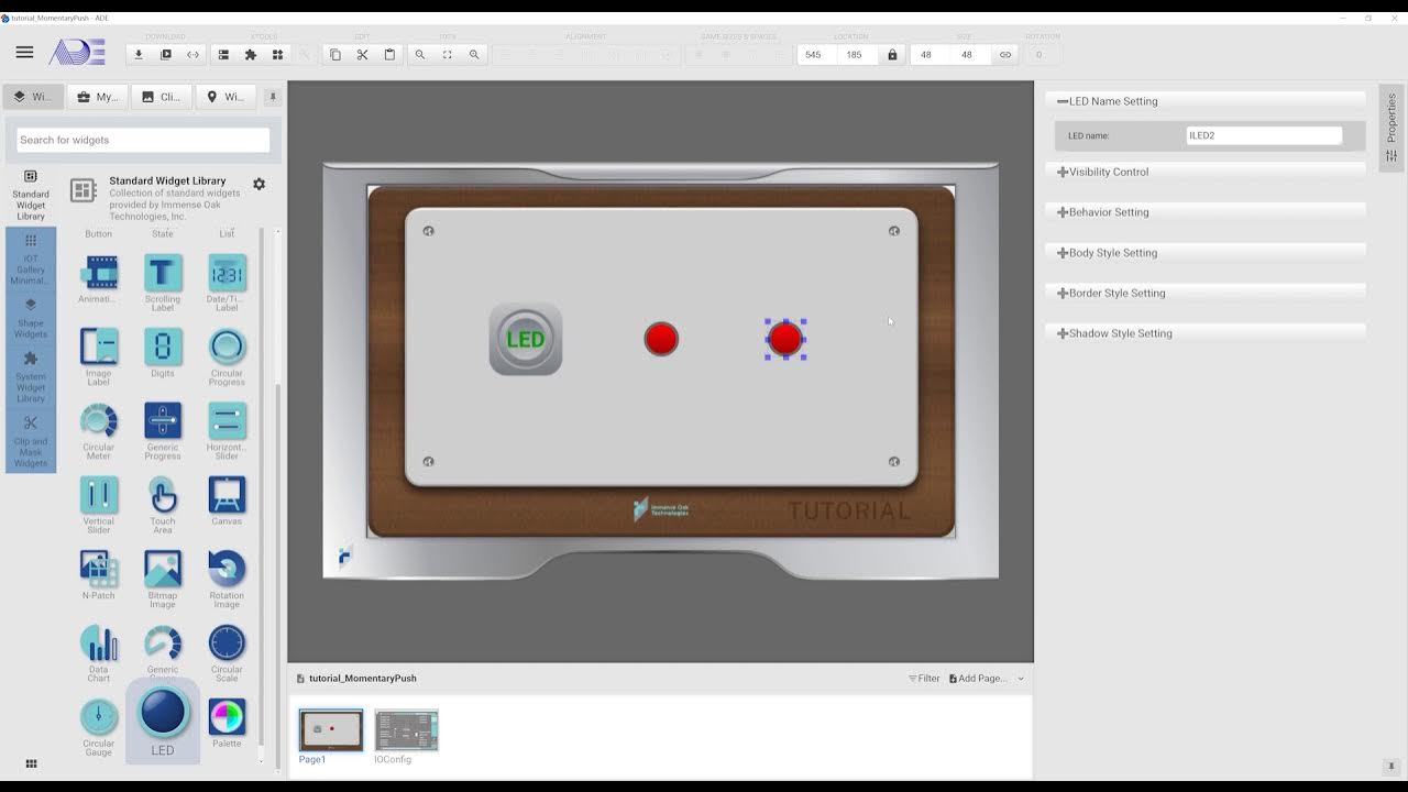Momentary Push Button - HMI solution from IOT - YouTube