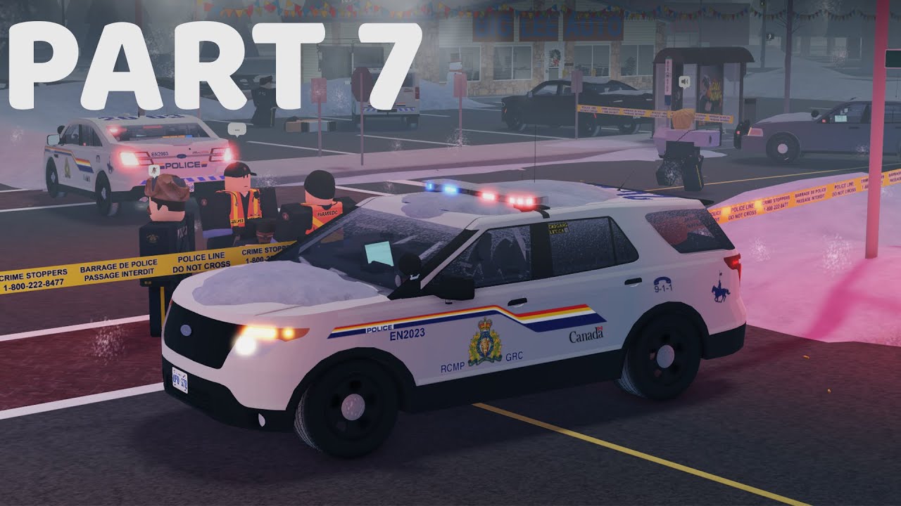 ROBLOX Ensford RCMP Patrol Part 7 | Snowy Day!! - YouTube