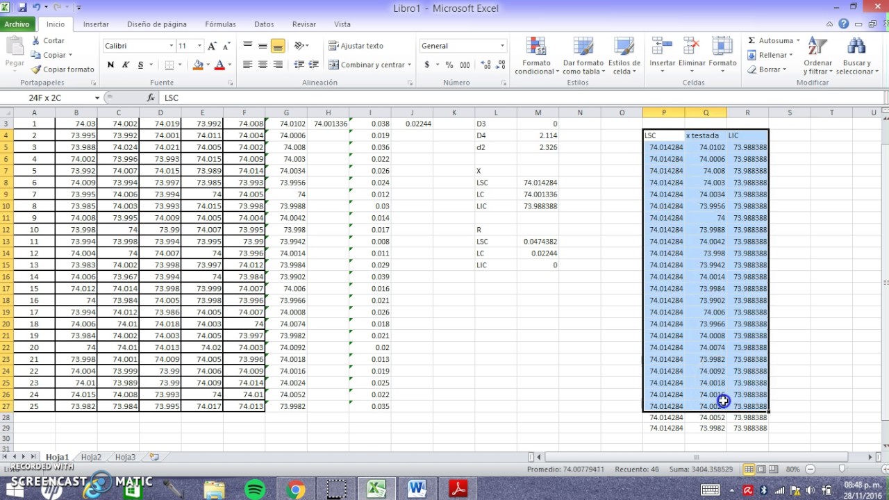 Grafico X R - YouTube