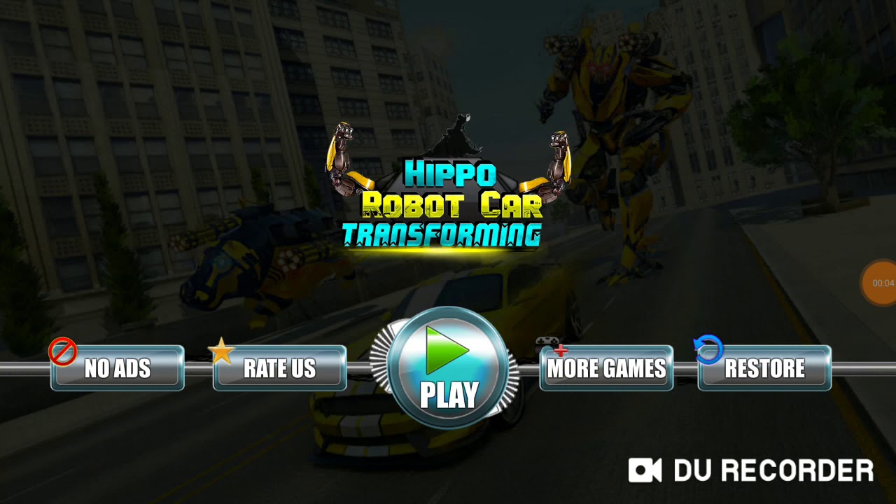 Playing robot hippo transforming - YouTube